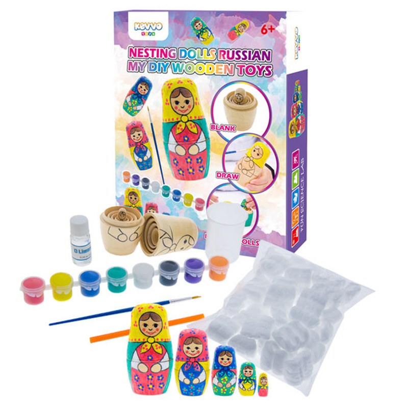Blank Nesting Dolls - DIY Crafts for Kids & Adults