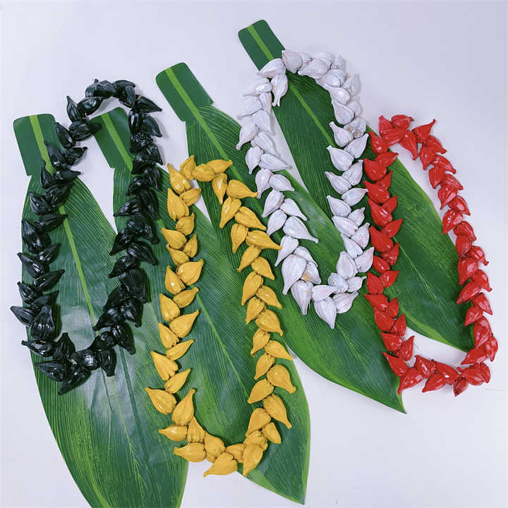 Handmade Natural Seed Ula Fala Samoan Mens Cheif's Necklace