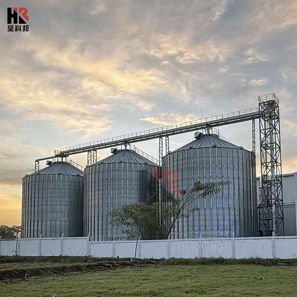 Silos for 1000t Grain Storage Silos and Dryer for Corn Silo Store ...