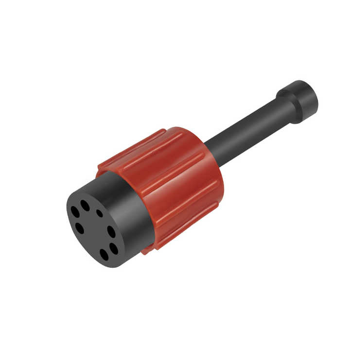 6-Pin Female Dummy Connector Stainless Steel Housing Waterproof ...