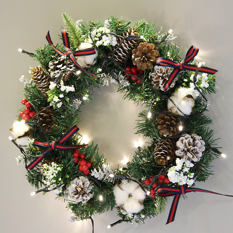 Large size 14 inches metal craft flower wreath frames for Christmas door hanging decoration
