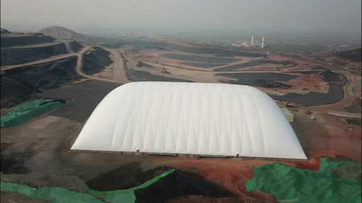 Custom Big Size PVC Fabric Air Supported Domes for Industrial Use