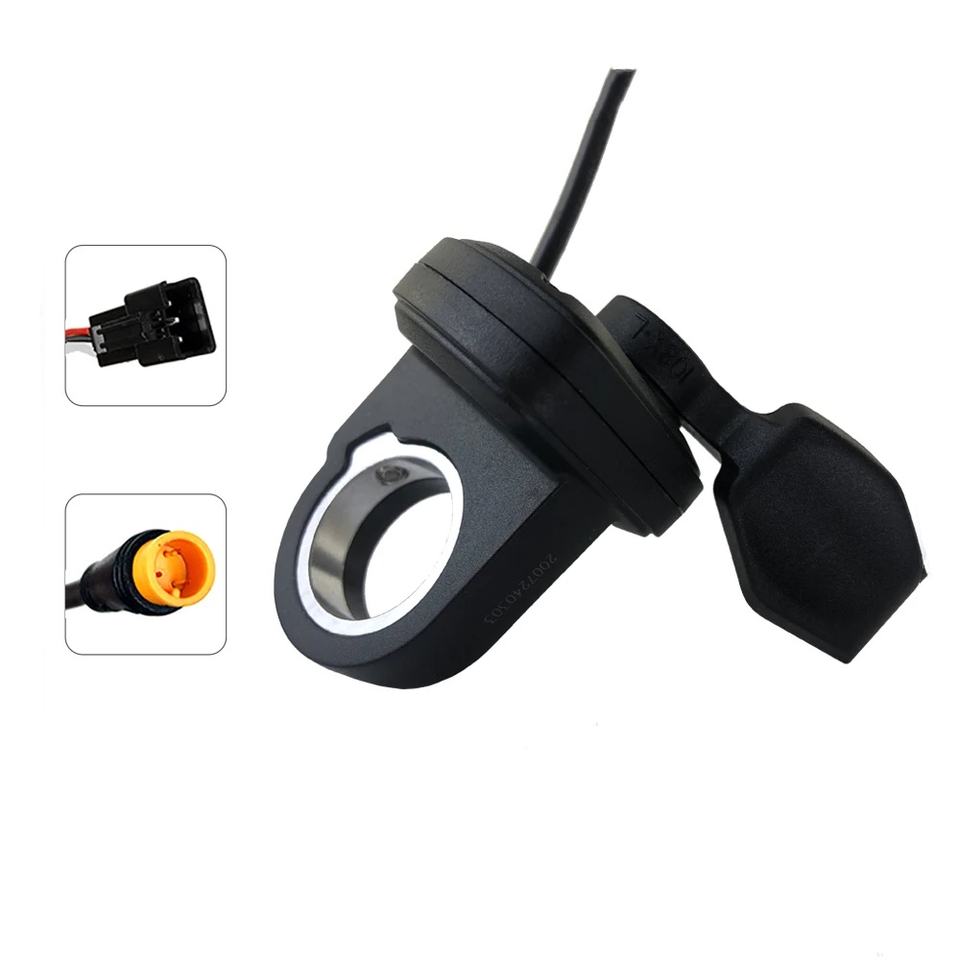 WUXING 108X Ebike Thumb Throttle 3Pin Waterproof Plug Electric Bicycle ...