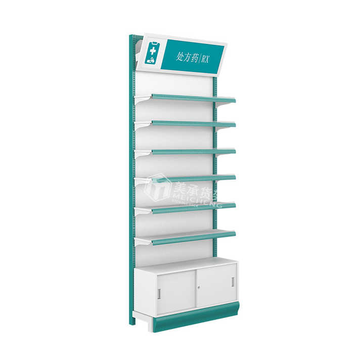 Meicheng Western Medicine Display Rack Rx Wall Stand Gondola Pharmacy ...