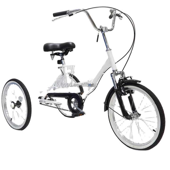 OEM Custom Lightweight Foldable Adult Trike - 20" Steel Bicycle