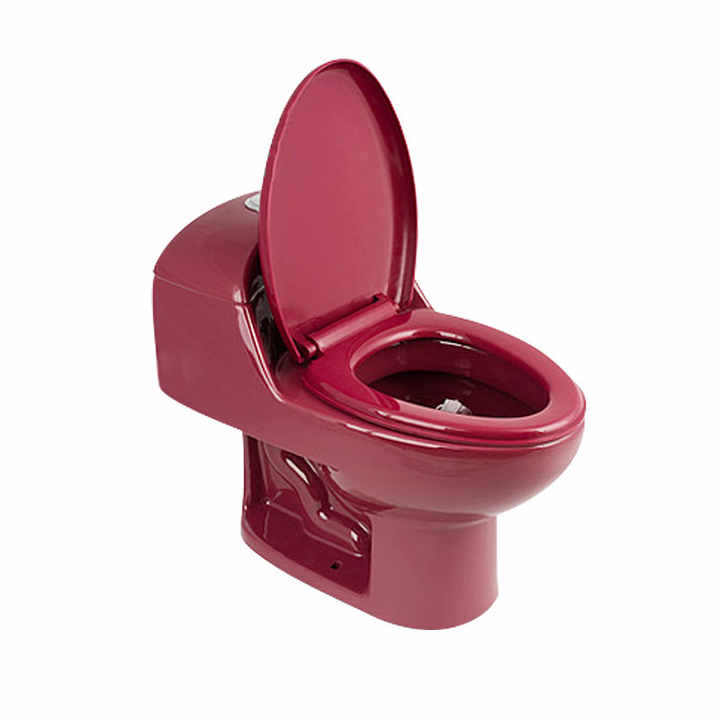 Red Green Black Ivory Blue White Colored Porcelain Toilets
