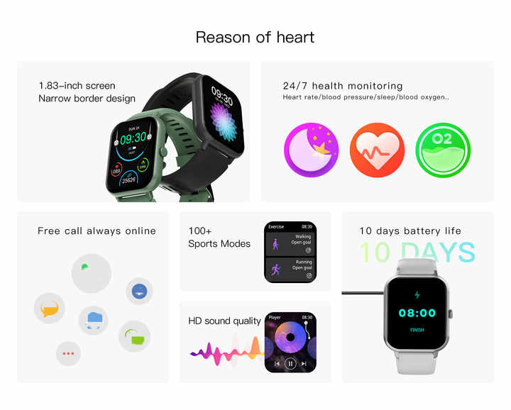 ZL54CJ Smart Watch - Versatile Health and Fitness Tracker