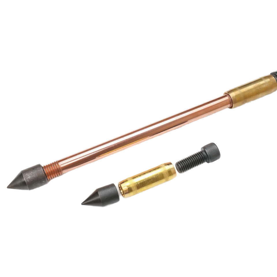 Galvanized Copper Clad Grounding Rod for Lightning Arrestor and Surge ...