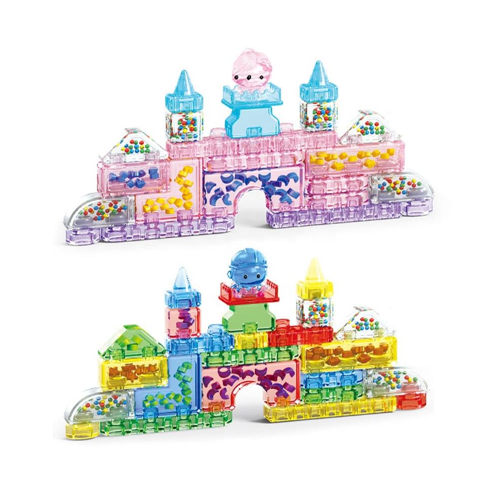 24pcs Soft Stacking Blocks Toy Toddler & Preschool Jelly Building ...