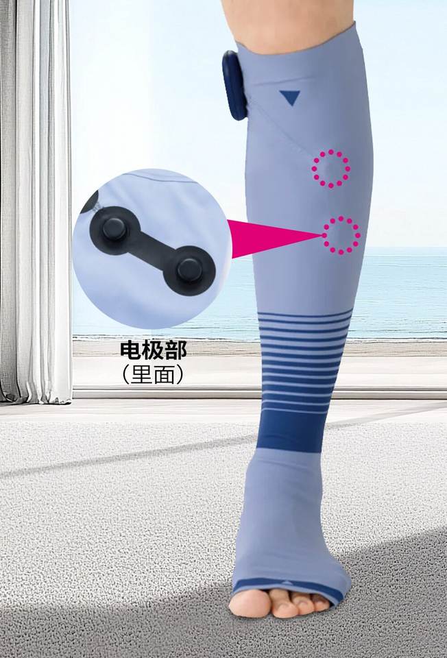 EMS Custom High Quality Black Compression Socks Ankle Support Calf ...