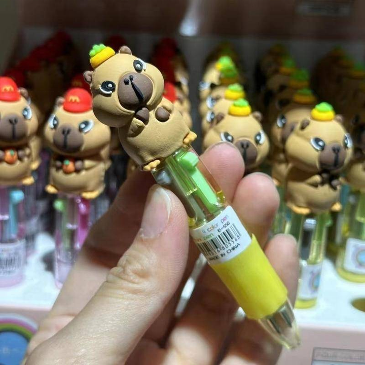 36 Pcs/box 4 Colors Capybara Cute Cartoon Ballpoint Pen School Office ...