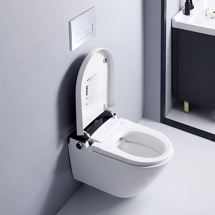 Automatic sanitary ware concealed cistern porcelain wall mounted ...
