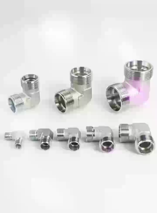 Right Angle joint Stainless steel ferrule right Angle joint transition ...