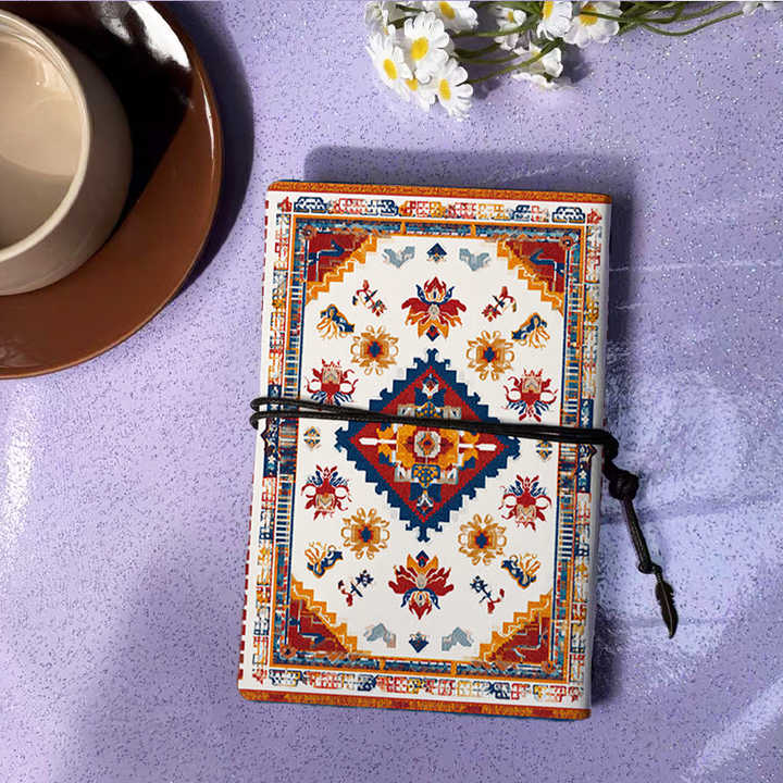 A6 Handmade Office Notebook 80 Replaceable Sheets Thick Vintage Paper ...