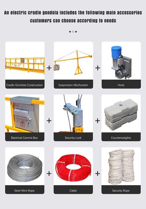 Industrial Modular Suspended Platform Suspended Platform Cradle Gondola ...