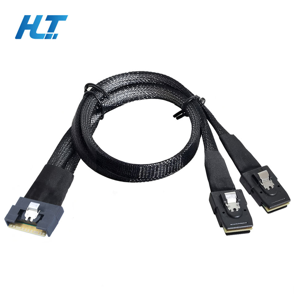 HLT Slimline SAS SFF-8654 2Pcs Mini SAS SFF-8087 PCIe 4.0 High-Speed ...
