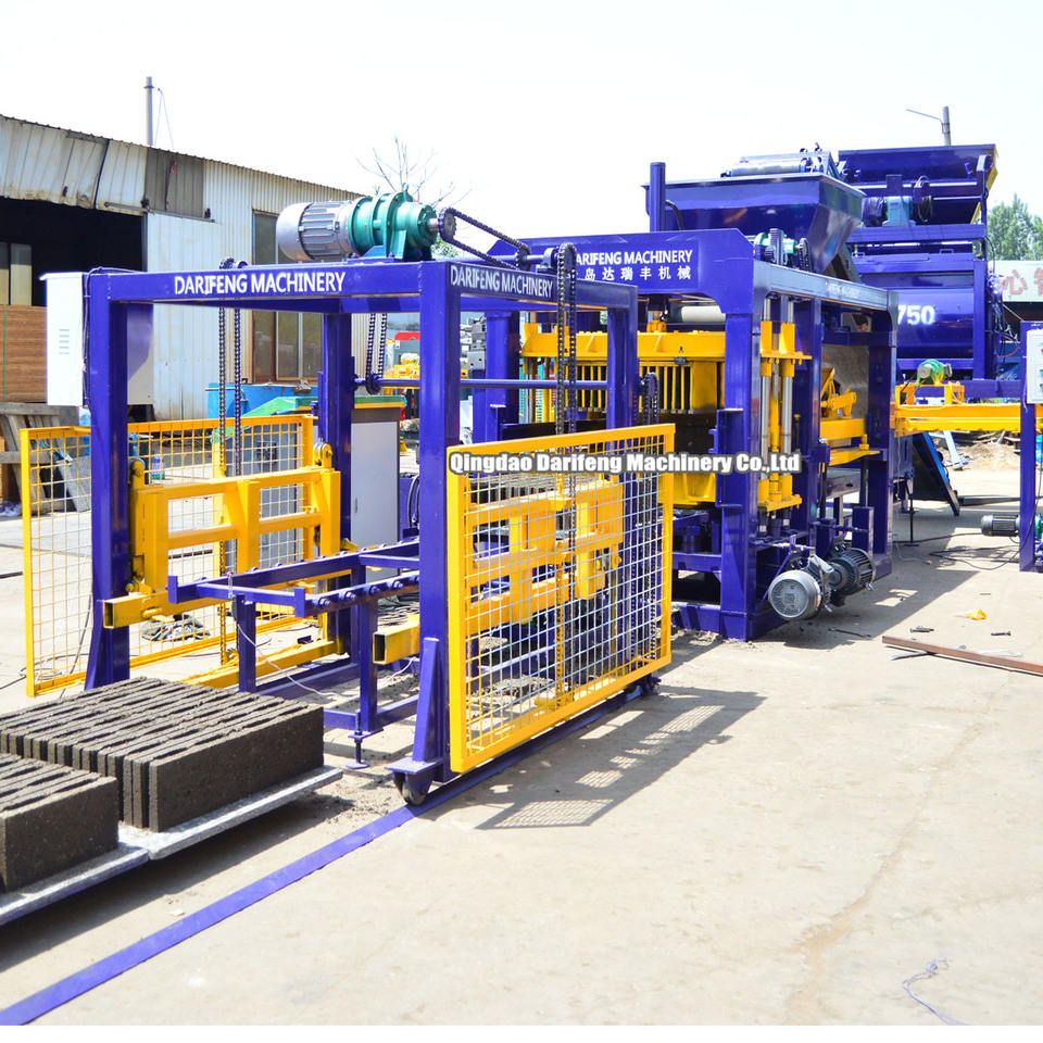 Qt8-15 Hydraulic Hollow Cement Brick Making Machine Cement Block Making ...