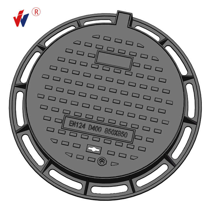 Ductile Iron GGG 500-7 Telecom Manhole Cover D400 with Antitheft Lock ...