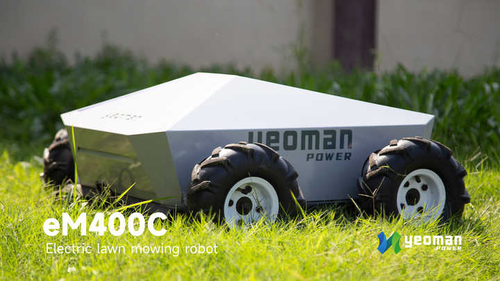 Yeoman EM400C Remote Controlled Electric Lawn Mower - 16-Inch Cutting ...