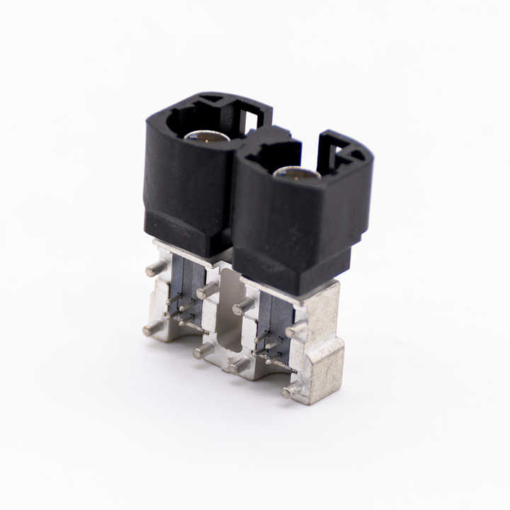 Fakra HSD Connector 4 4pin a Black Dual HSD(High Speed Data) Plug Right ...