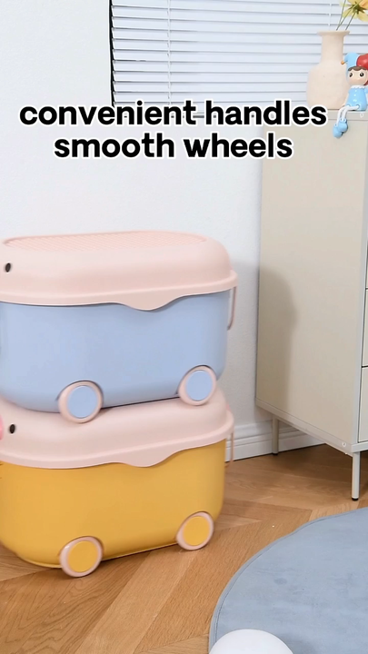 Large Children's Home Storage Boxes - Colorful & Eco-friendly