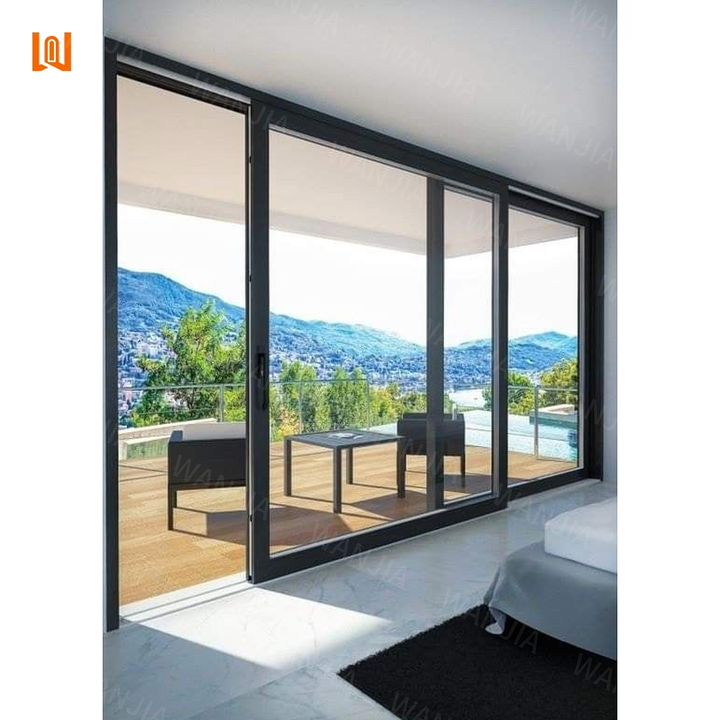 Factory Customized Aluminium Veranda Sliding Door Double Tempered Glass ...