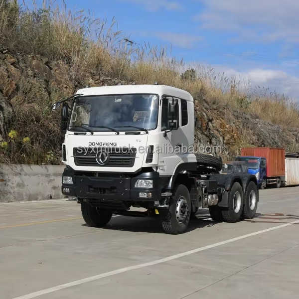 Dongfeng Custom Terrain 6x6 Diesel Truck Chassis with Single Row Seat ...