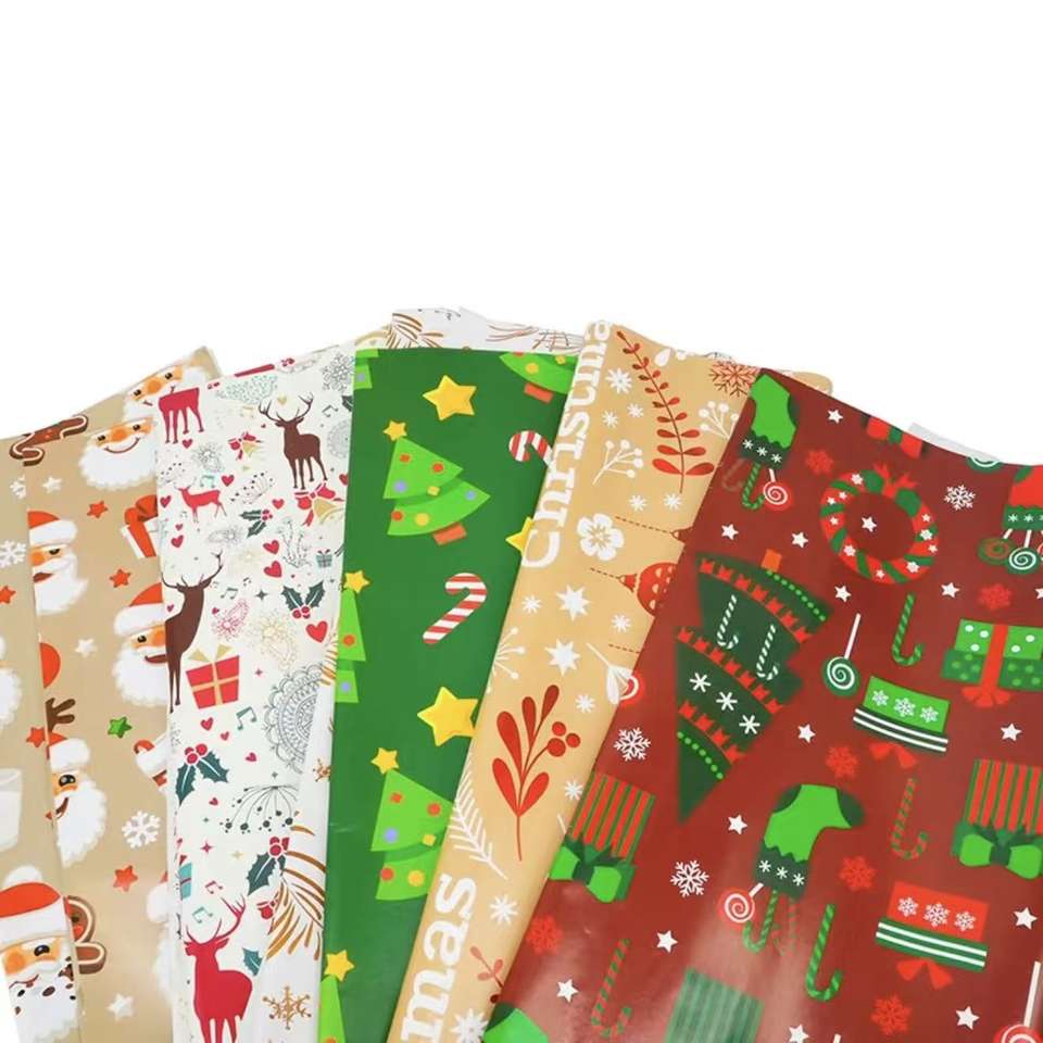 Customized Wrapping Paper Christmas Theme Gift Wrapping Color-printed ...