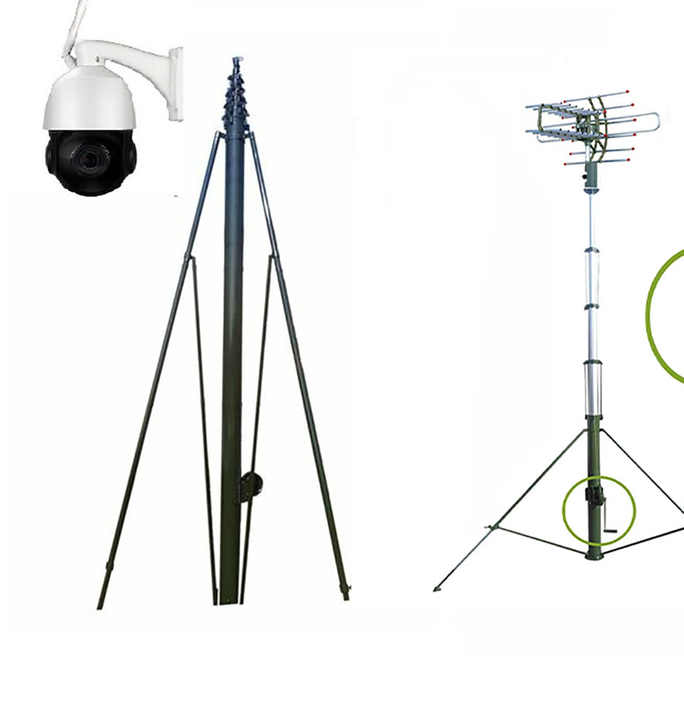 12m 40ft mobile portable manual high antenna telescoping pole with ...