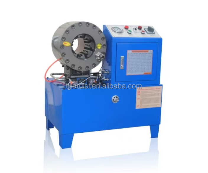 New 220V Hydraulic Hose Crimping Machine PLC Core Rubber Hose Fitting ...