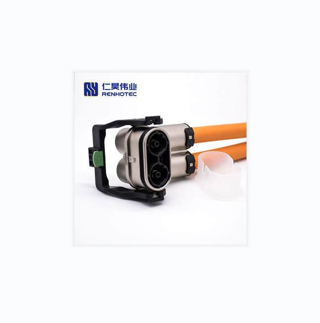 Interlock Connector 2-Pin Female Square Plug EV 800 Series