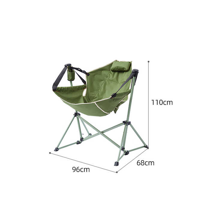 HOMFUL Cambodia Made Freestyle Rocker Hammock Camping Chair