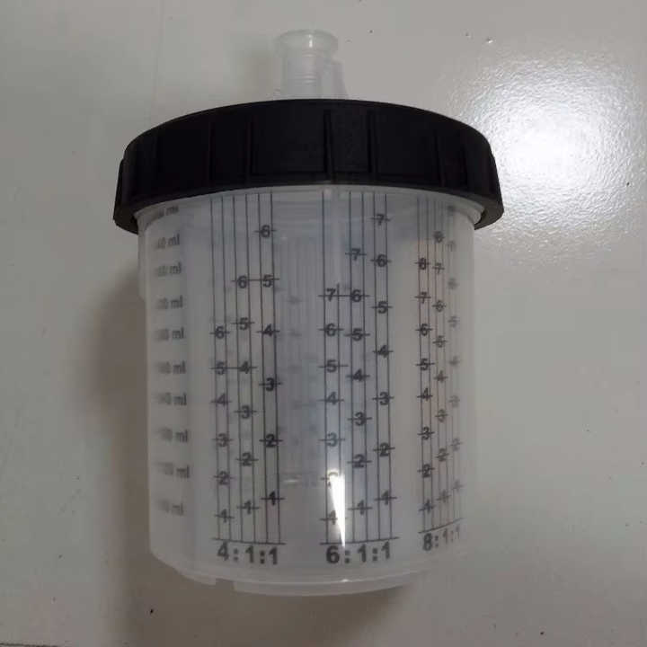 Auto Solvent Resistance Clear Plastic Disposable Mixing Cup Spray ...