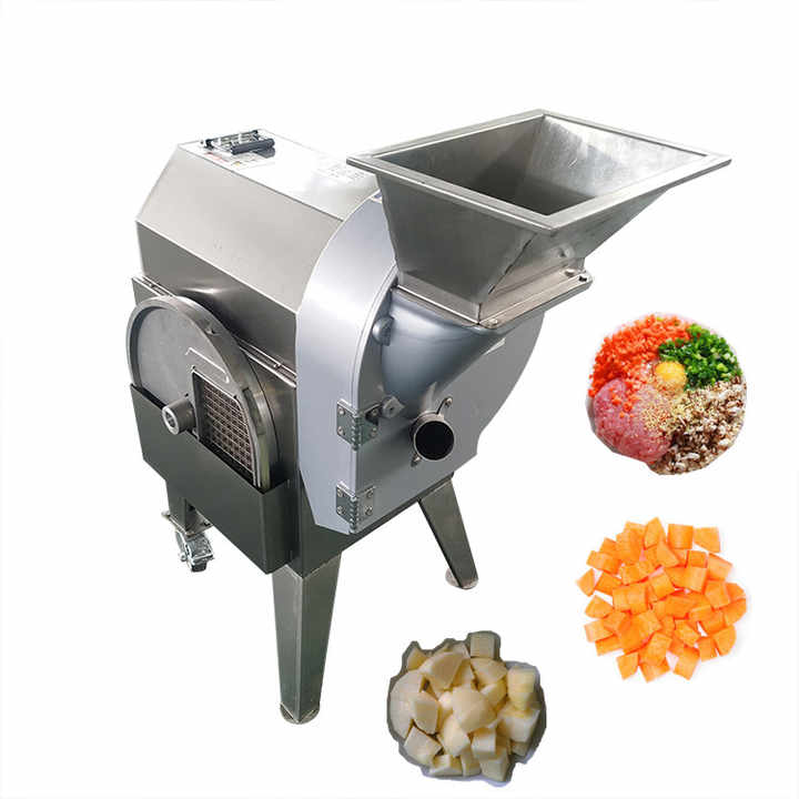 Stainless Steel Big Vegetable Cutter Machine - Portable & Efficient