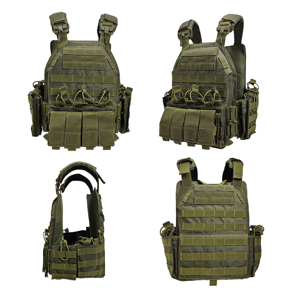 Gujia Outdoor Chalecos Tactico Tactical Vest 1000D Nylon Laser Molle Plate Carrier High Quality ...