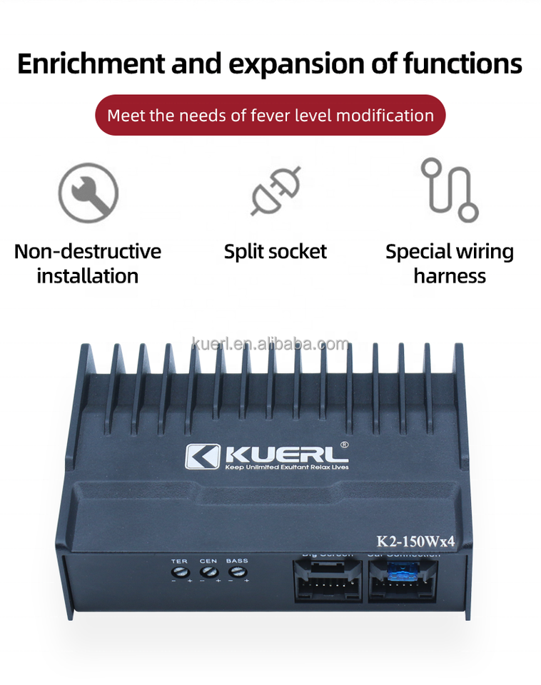 45W*4 Car Power Amplifier 4 Channel Android DSP Audio Amplifier ...