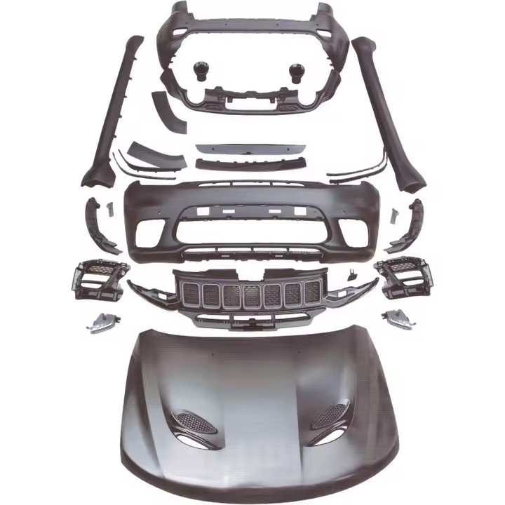 2017-2020 Jeep Grand Cherokee SRT8 Front Bumper Body Kit - Durable ABS ...