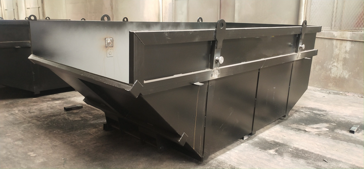 Mild steel crane Trash bin waste management crane container Skip Bin ...