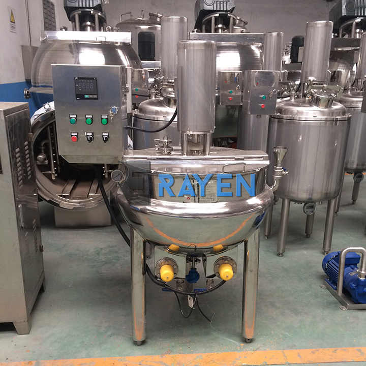 Stainless Steel 100L 200L 500L Electric Gas Steam Heating Jacketed ...