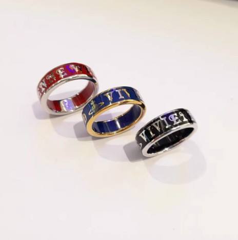 Simple temperament letter ring| Alibaba.com