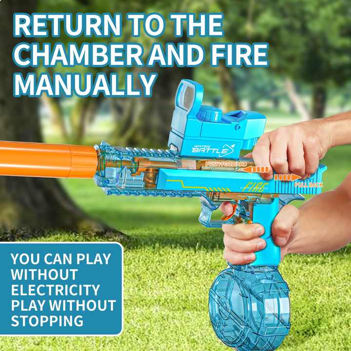 High Quality Rechargeable Electric Shooting Gun Water 2024 Unique Cool ...