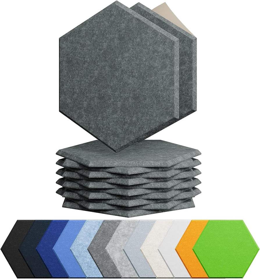 100% PET Polyester Acoustic Panels - Eco-Friendly Sound Absorption