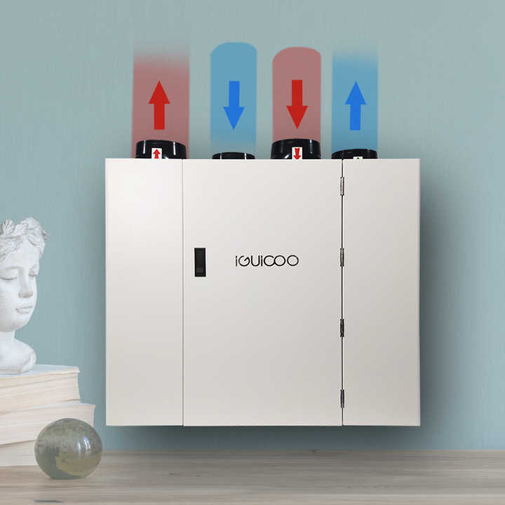Wall Mounted Ventilation Erv Ventilation System with Heat Recovery air ...