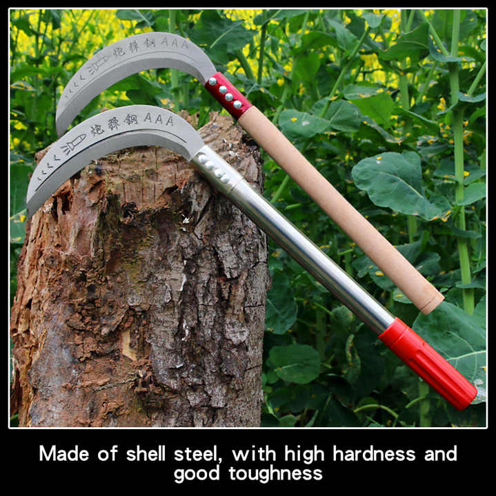 All Steel Outdoor Corn Harvest Gardening Hand Sickle