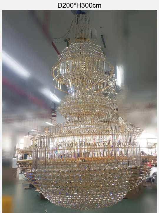 Extra Large Luxury Banquet Hall Chandeliers Pendant Lights