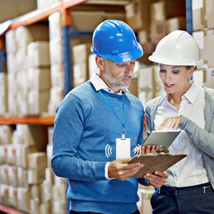 RTLS Intelligent Warehouse Management System with Bluetooth Beacons
