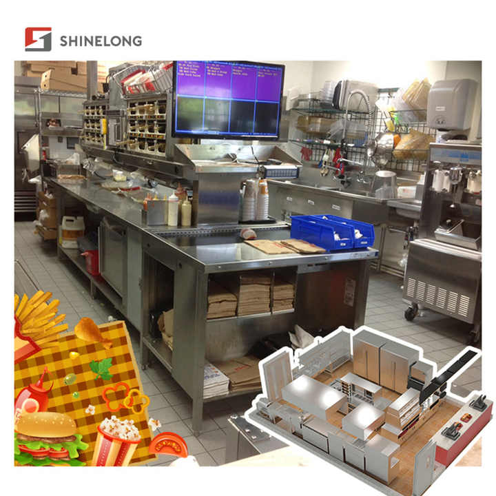 Fried Chicken Burger Fast Food Restaurant Kitchen Equipment