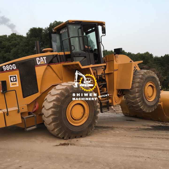 Used Caterpillar 980G Wheel Loader Japan Good Performance 4x4 Front End Loader Low Price ...