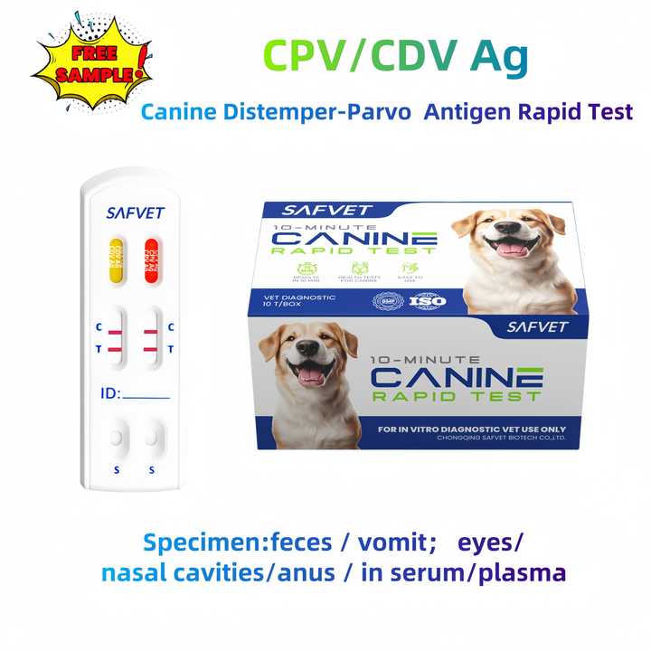 Safvet Cdv Test Canine Prueba Test De Moquillo Distemper Veterinary Cdv ...