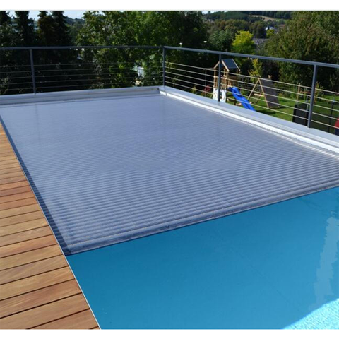 Polycarbonate Slats Automatic Swimming Pool Cover - Autumn Solar
